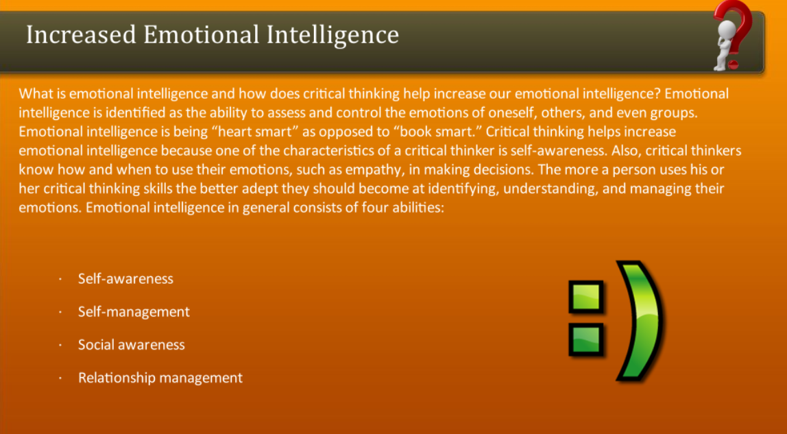 Increased Emotional Intelligence - FreshSkills